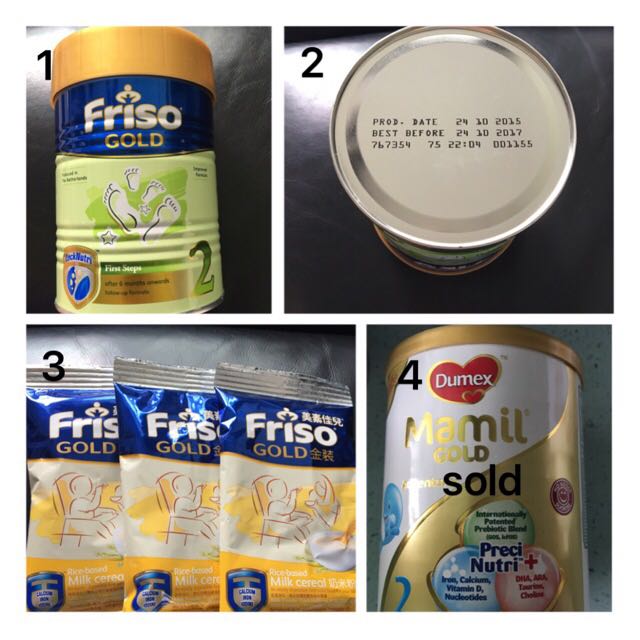 friso gold and rice cereals dumex mamil gold, Babies & Kids, Nursing ...