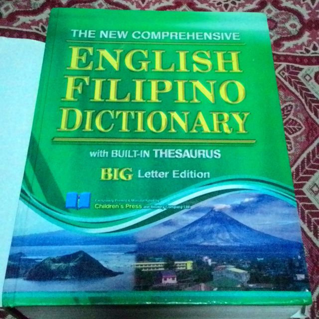 Hard Bound English-Filipino Dictionary, Hobbies & Toys, Books ...