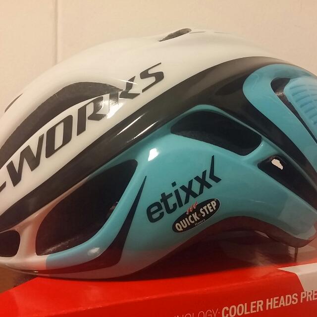 Sworks Evade Helmet - Etixx Quickstep M, Sports Equipment, Bicycles ...