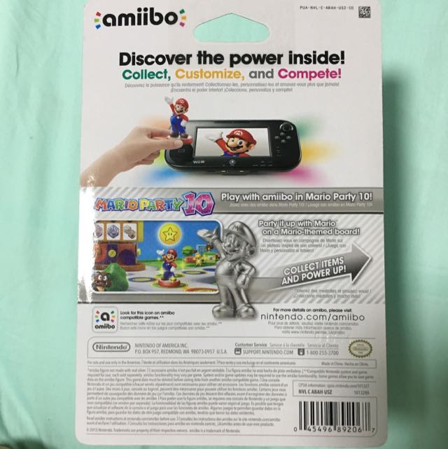 Mario Silver Edition Amiibo (New), Video Gaming, Video Game Consoles ...