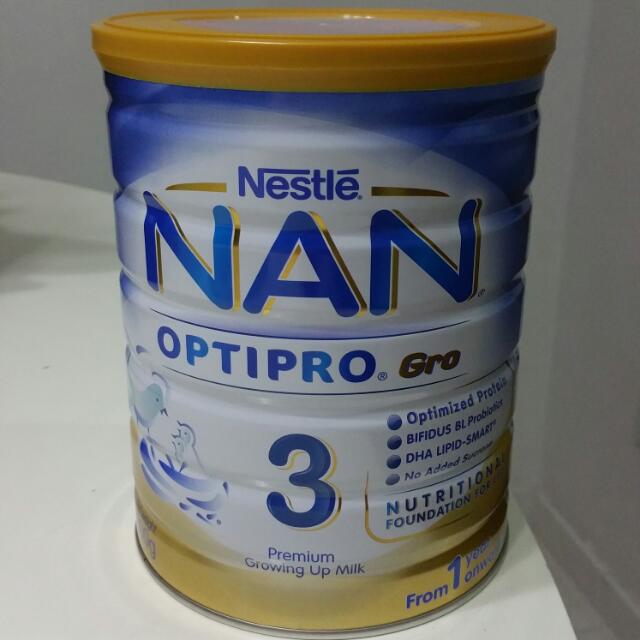 (Reserved) Nan Optipro Gro 3 800g, Babies & Kids, Nursing & Feeding ...