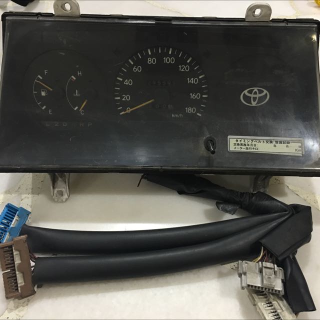 Toyota Hiace LH172 LH162 original meter cluster gauge w wiring harness JDM Japan Kdh200 2kd 1kd ...
