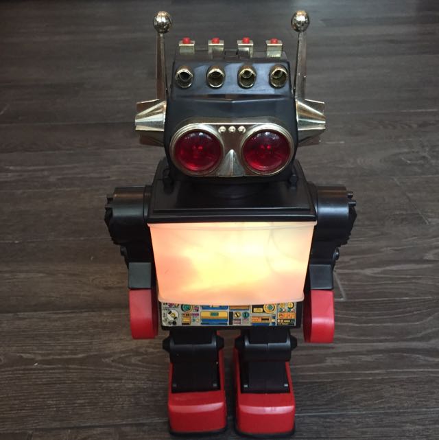 Vintage Kamco 13" Saturn Giant Walking Battery Operated Robot, Hobbies ...
