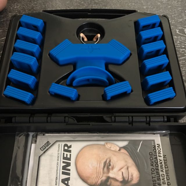 BAS RUTTEN inspiratory Muscle Trainer, Sports Equipment, Exercise ...