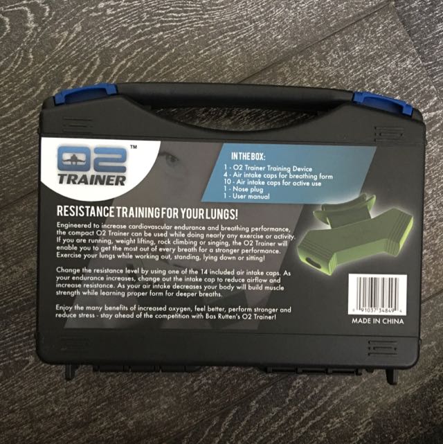 BAS RUTTEN inspiratory Muscle Trainer, Sports Equipment, Exercise ...