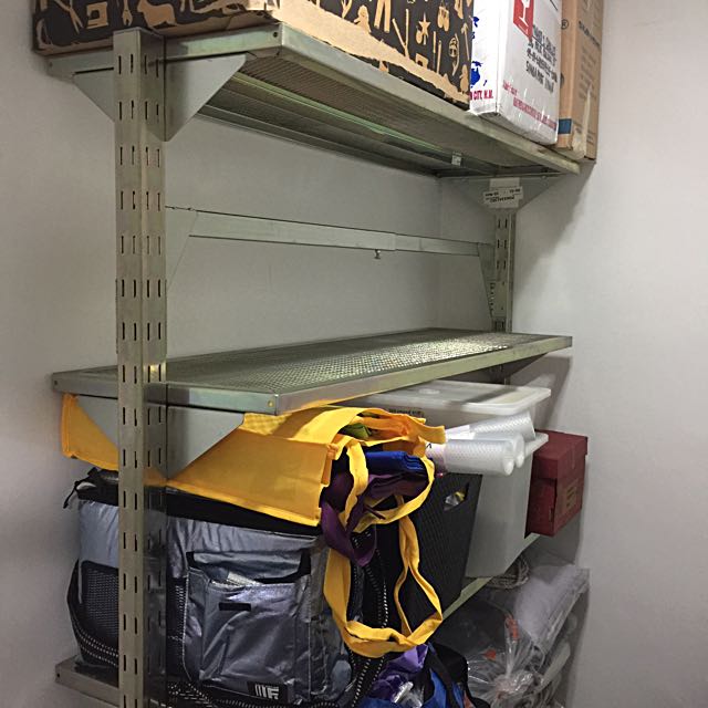 (updated) IKEA Steel Shelves (Broder) For Free, Furniture & Home Living ...