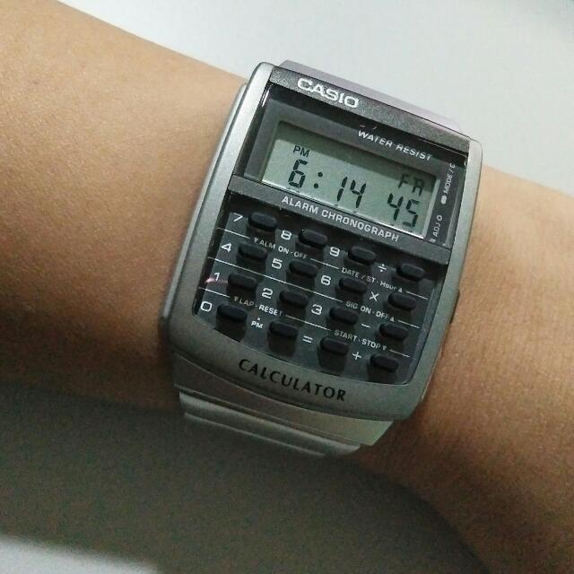 Casio Classic Stainless Steel Calcu Watch, Women's Fashion, Watches ...