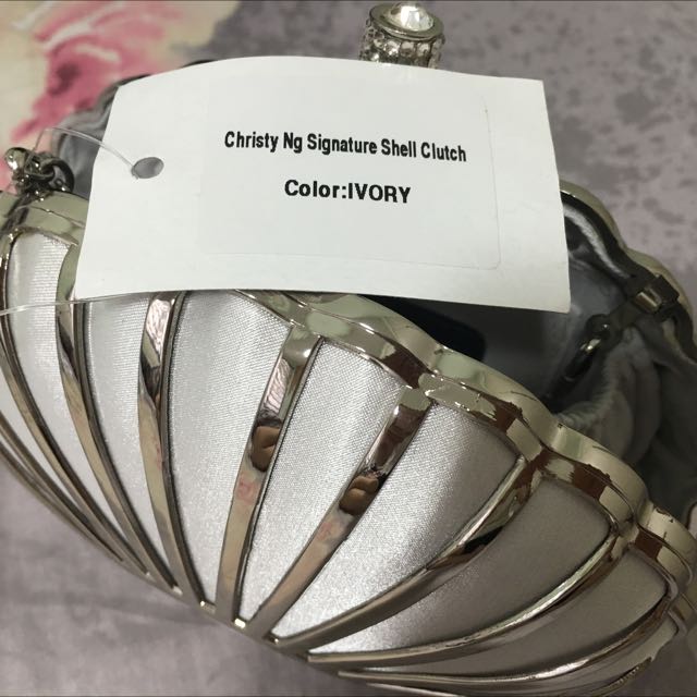 Christy Ng Signature Shell Clutch, Women's Fashion, Watches ...