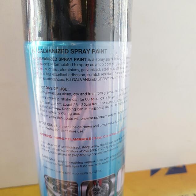 Galvanized Spray Paint, Car Accessories, Accessories on Carousell
