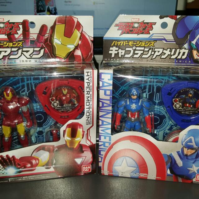 Marvel Disk Wars: The Avengers, Hobbies & Toys, Toys & Games on Carousell