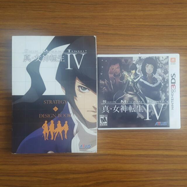 SHIN MEGAMI TENSEI IV (SMTIV) with STRATEGY AND DESIGN BOOK, Video ...