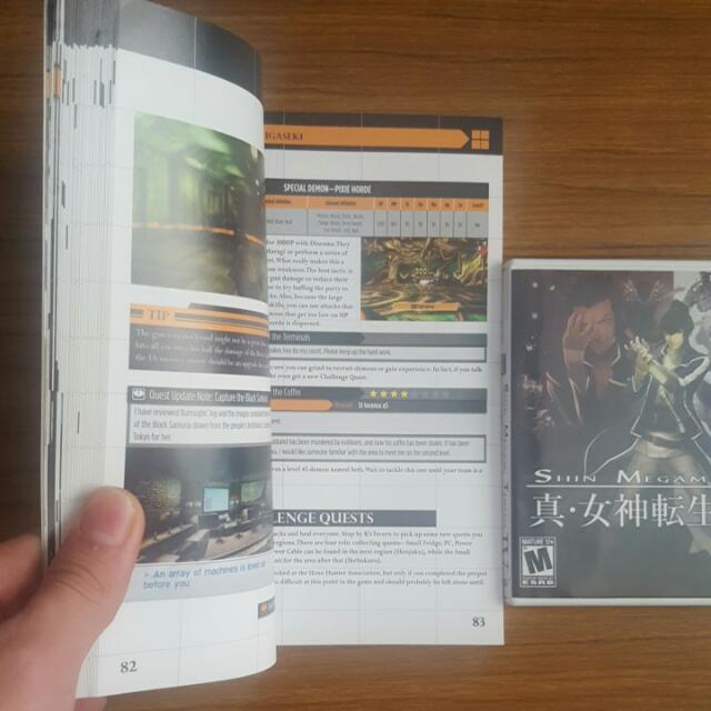 SHIN MEGAMI TENSEI IV (SMTIV) with STRATEGY AND DESIGN BOOK, Video ...