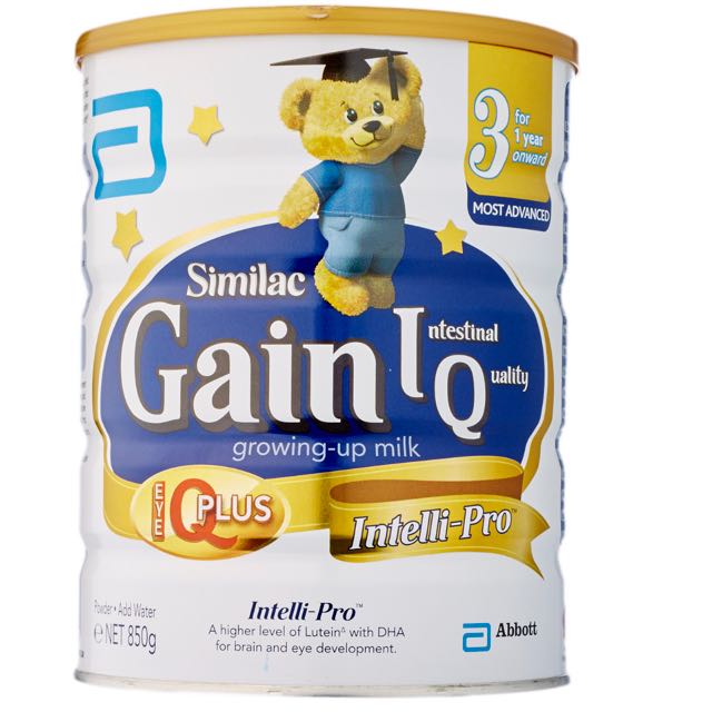 Similac Gain IQ Intelli-pro Milk (1-3 Yrs Old) 1.6kg, Babies & Kids ...