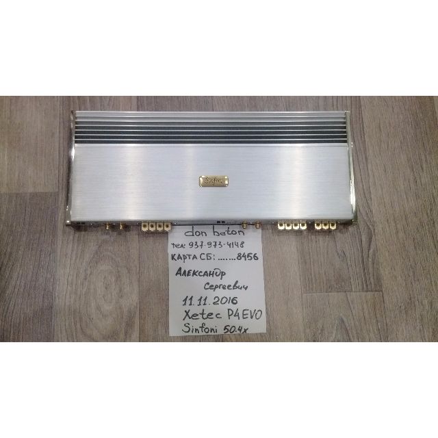 Sinfoni Amplitude 50.4x Amplifier 4-channel Made in ITALY, Car ...