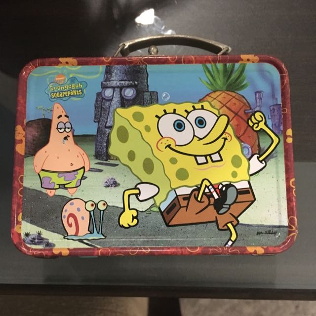 Spongebob Mini Tin Box, Hobbies & Toys, Toys & Games on Carousell