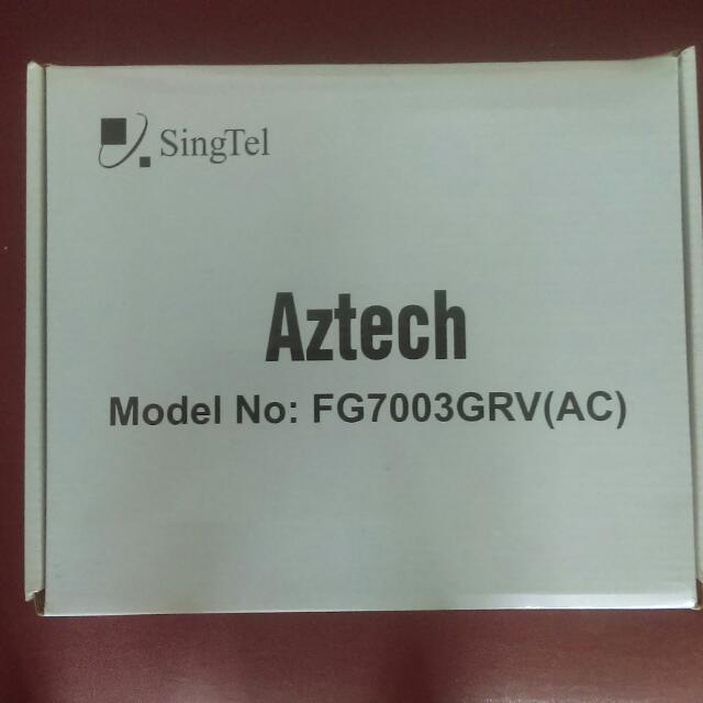 Used Singtel Aztech FG7003GRV(*AC) Router With Singtel Optical Network ...