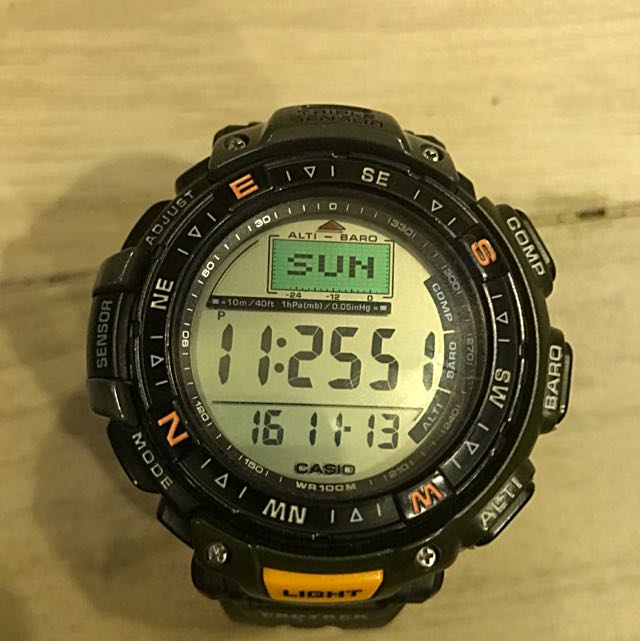 CASIO PROTREK PATHFINDER TRIPLE SENSOR Watch, Men's Fashion, Watches on Carousell