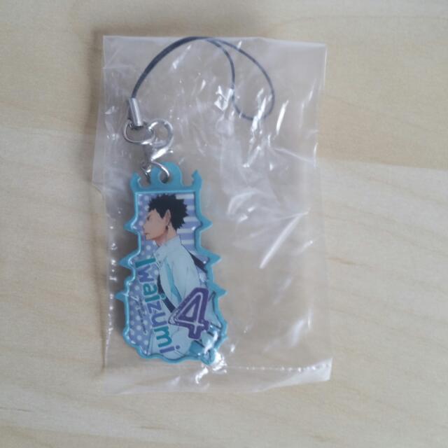 Haikyuu! Motif Metal Strap Keychain Iwaizumi Aoba Josai, Entertainment ...