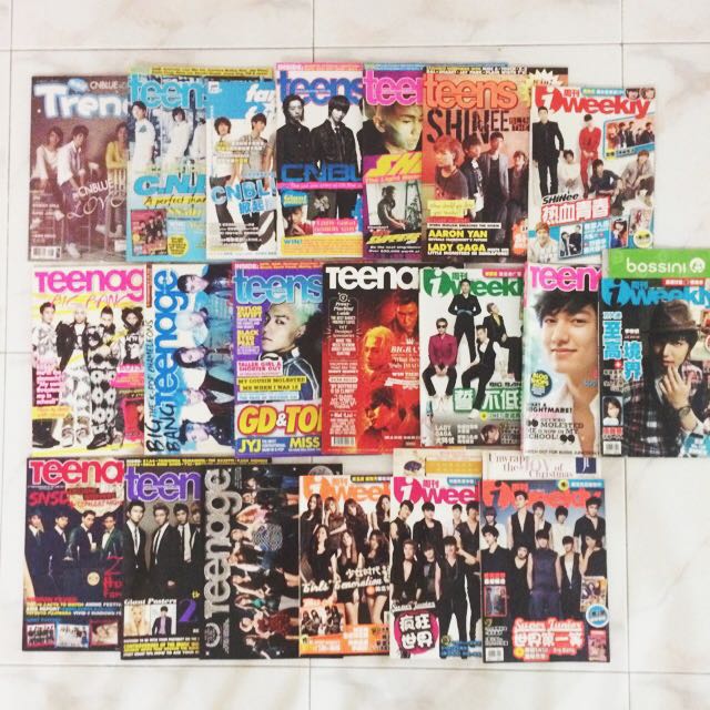K-pop Idols Cover Magazines, Hobbies & Toys, Memorabilia & Collectibles ...