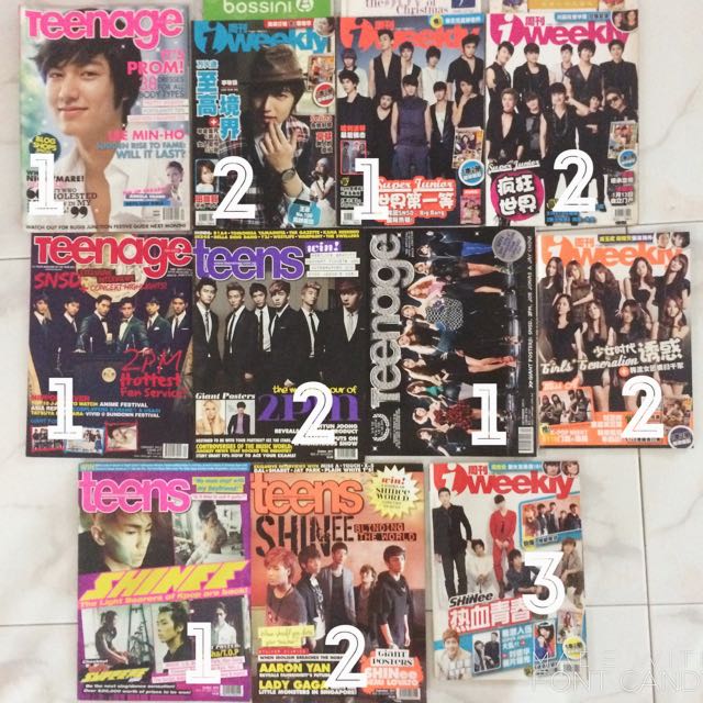 K-pop Idols Cover Magazines, Hobbies & Toys, Memorabilia & Collectibles ...