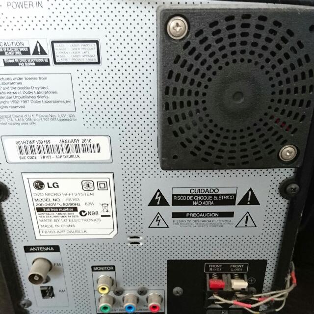 LG DVD Micro HI Fi, TV & Home Appliances, TV & Entertainment ...