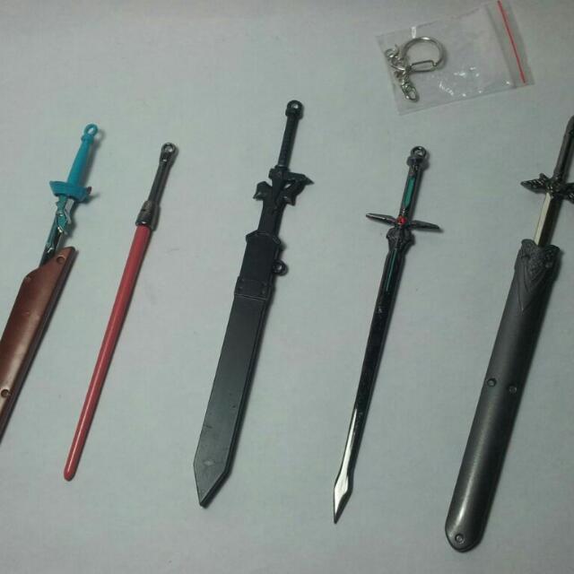Sao Sword Keychain, Hobbies & Toys, Stationery & Craft, Handmade Craft ...