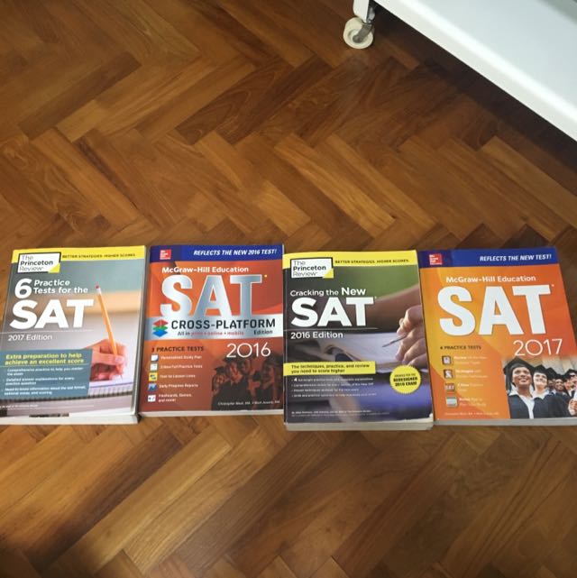 SAT Text Books, Hobbies & Toys, Books & Magazines, Textbooks on Carousell