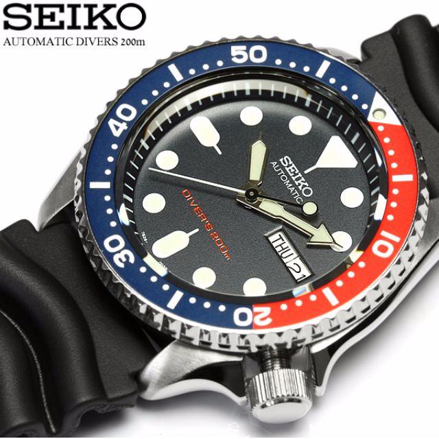Seiko Automatic 200m Diver SKX009K1 SKX009K SKX009 Men's Watch, Luxury ...