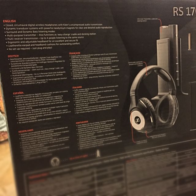 Sennheiser RS 170 Wireless Headphones, Audio, Soundbars, Speakers ...
