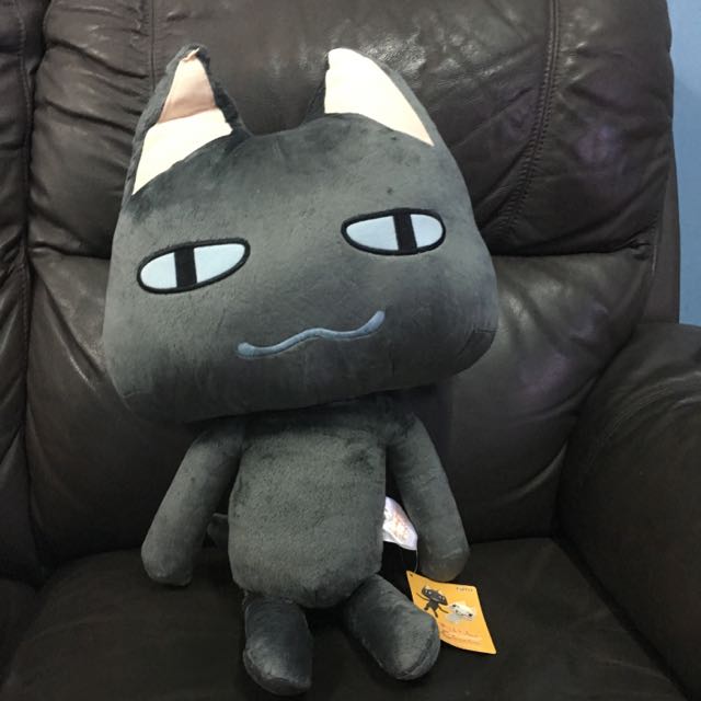 絕版日本景品sony cat黑貓kuro特大公仔, 興趣及遊戲, 玩具 & 遊戲類 - Carousell