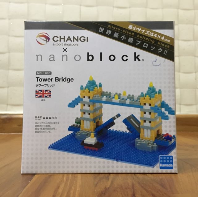 (reserved) Changi Airport X nanoblock - Tower Bridge, Hobbies & Toys, Toys & Games on Carousell