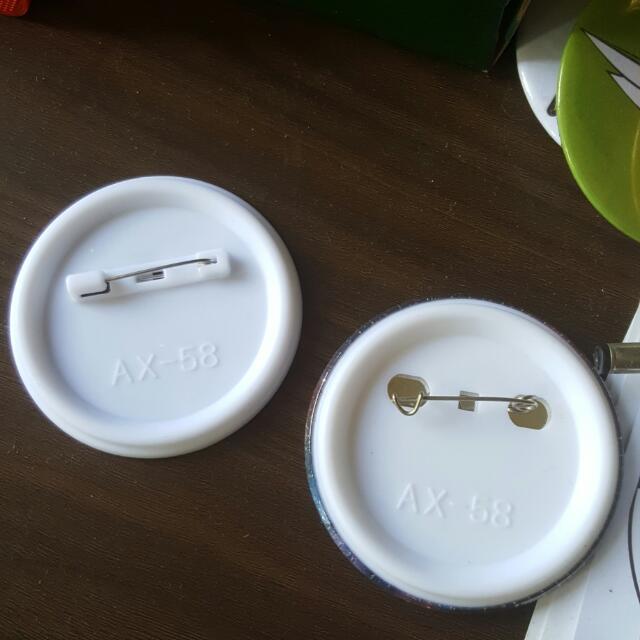 Custom / Personalize 58MM Pin Badges, Hobbies & Toys, Stationery ...