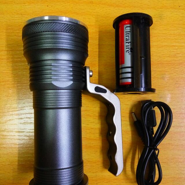 Led Hand Torch With 18650 And Charger, Mobile Phones & Gadgets, Mobile ...