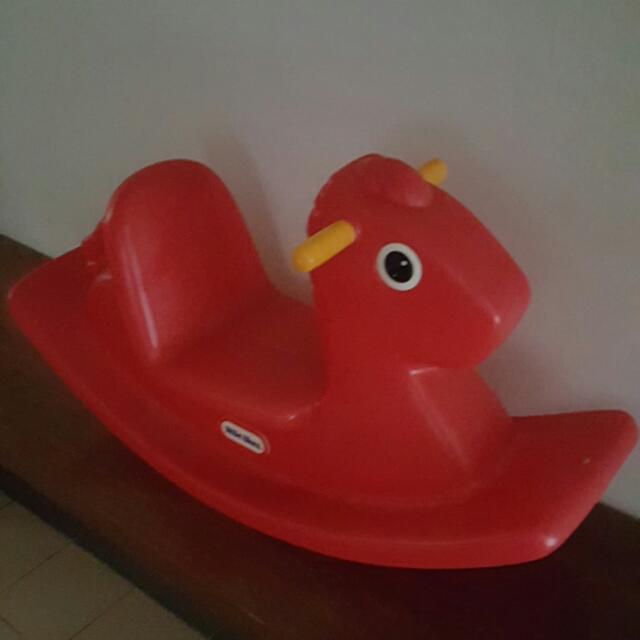 Little Tikes Red Rocking Horse, Hobbies & Toys, Toys & Games on Carousell