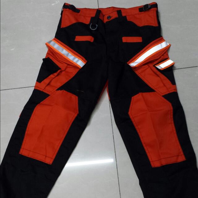 RESCUE pants, Men's Fashion, Bottoms, Trousers on Carousell