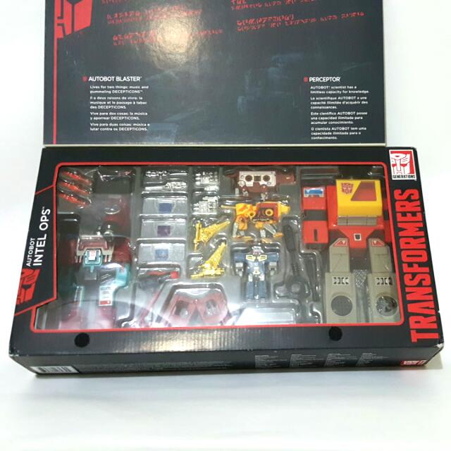 Transformers Platinum Edition Intel Ops Blaster and Perceptor set ...