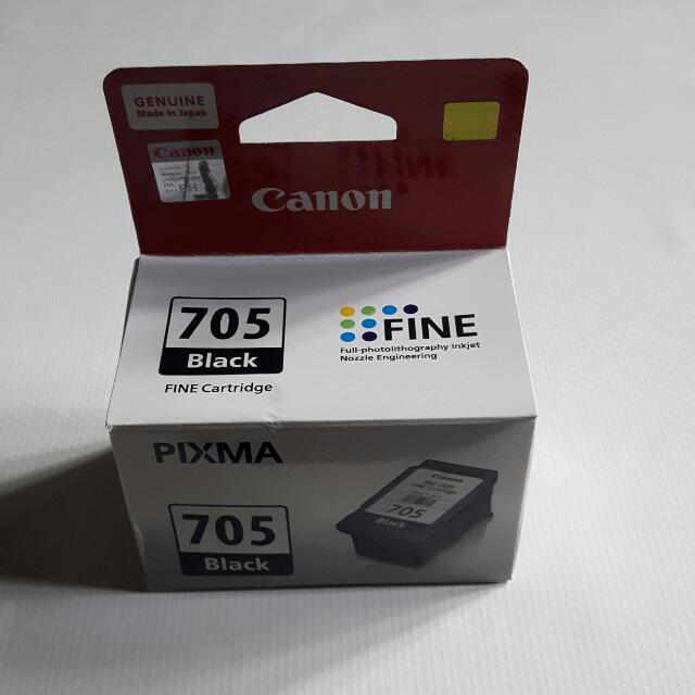 Canon Pixma PG-705 Black Ink Fine Cartridge, Computers & Tech, Printers ...