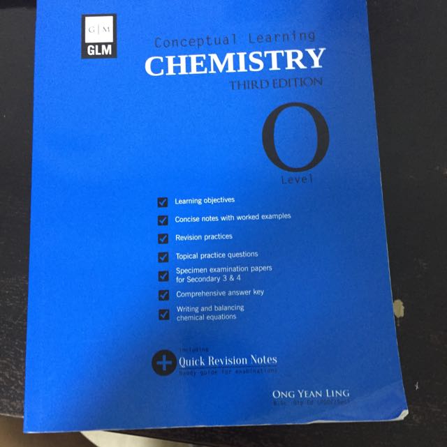 GLM Chemistry O level Conceptual Learning Assessment Book, Hobbies ...