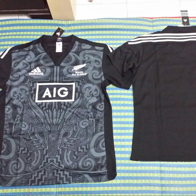 Jersi Ragbi Maori All Blacks musim 2014/2015, Men's Fashion, Activewear ...