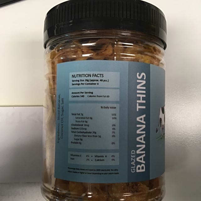 Pinkie S Farm Glazed Banana Chips Food Drinks Packaged Instant