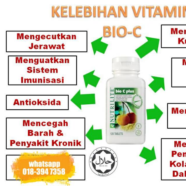 Vitamin C Bio-C Plus By Nutrilite, Health & Nutrition, Health ...
