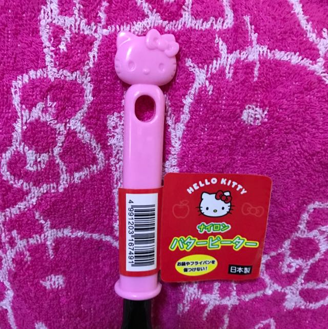 Authentic Sanrio Original Hello Kitty Spatula -3D Handle, TV & Home ...