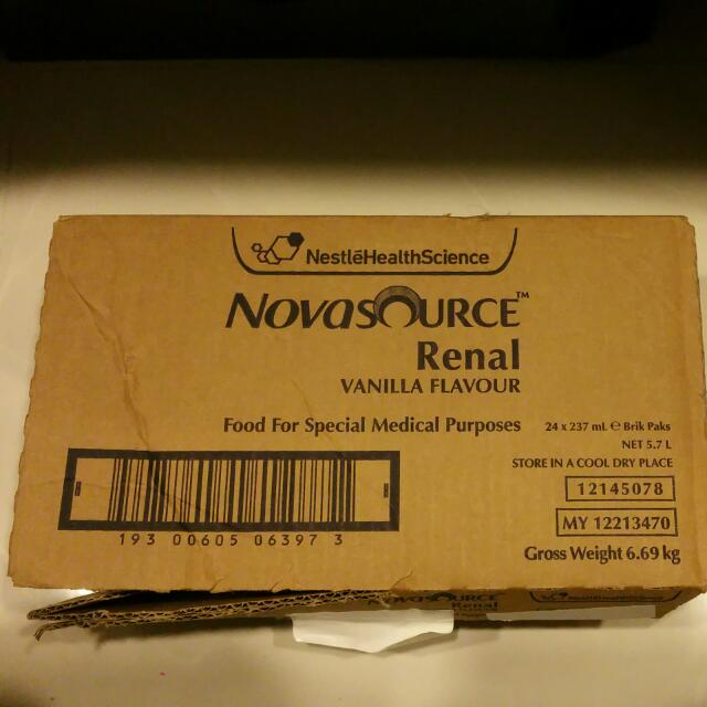 Novasource Renal Milk, Health & Nutrition, Health Supplements, Health ...