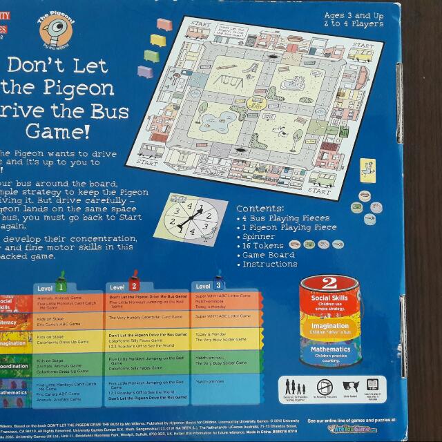 Don't Let Pigeon Drive The Bus Game!, Hobbies & Toys, Toys & Games on ...