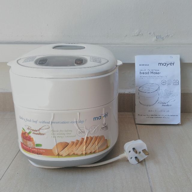 Mayer Bread Maker MMBM10, TV & Home Appliances, Kitchen Appliances ...