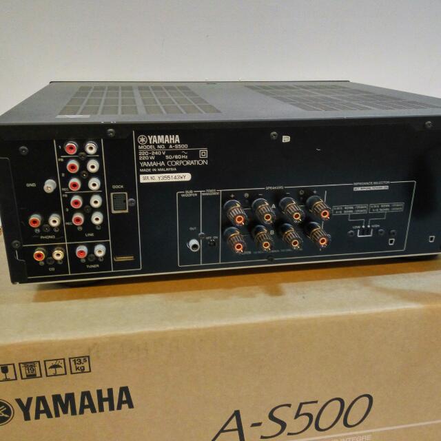Yamaha A-S500 Integrated Amplifier, Audio, Soundbars, Speakers ...