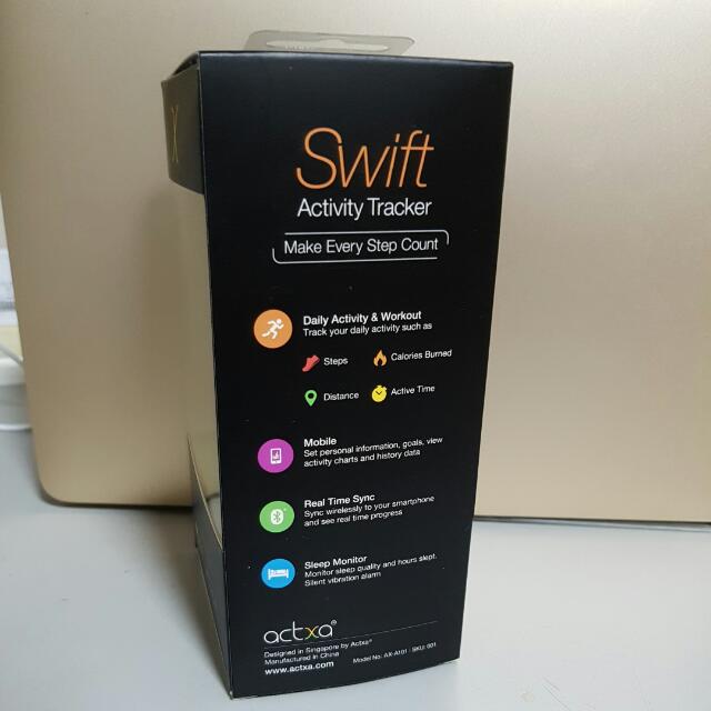 Actxa Swift Activity Tracker, Mobile Phones & Gadgets, Wearables & Smart Watches on Carousell