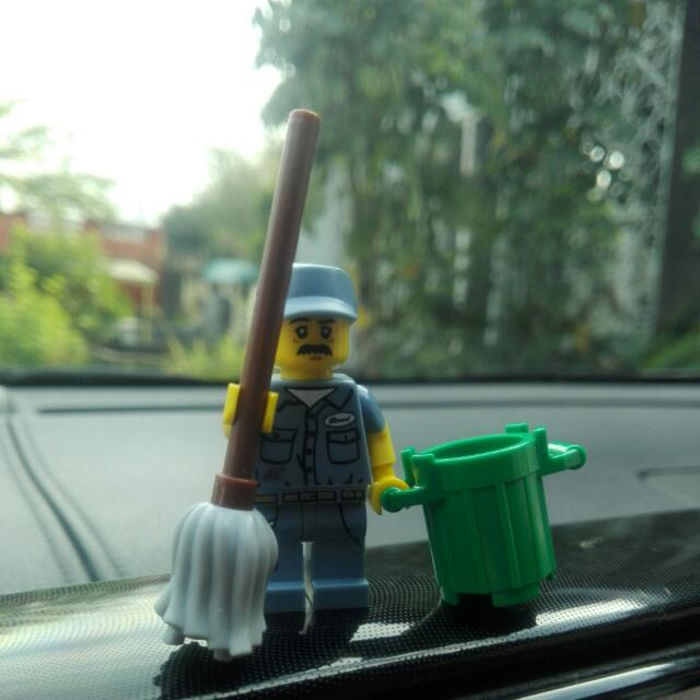 Lego Janitor, Hobbies & Toys, Toys & Games on Carousell