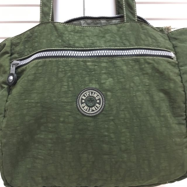 Original Kipling Vintage Moss Green Shoulder Bag, Women's Fashion, Bags ...