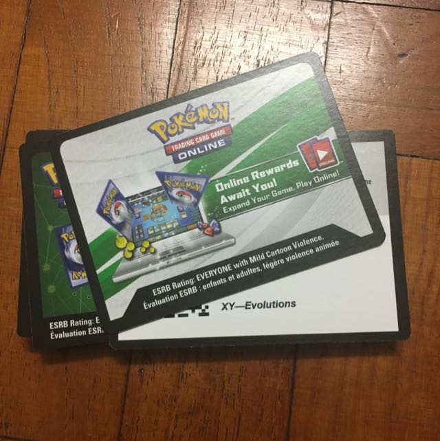Pokemon TCG online Evolutions Code Cards, Toys & Games, Board Games ...